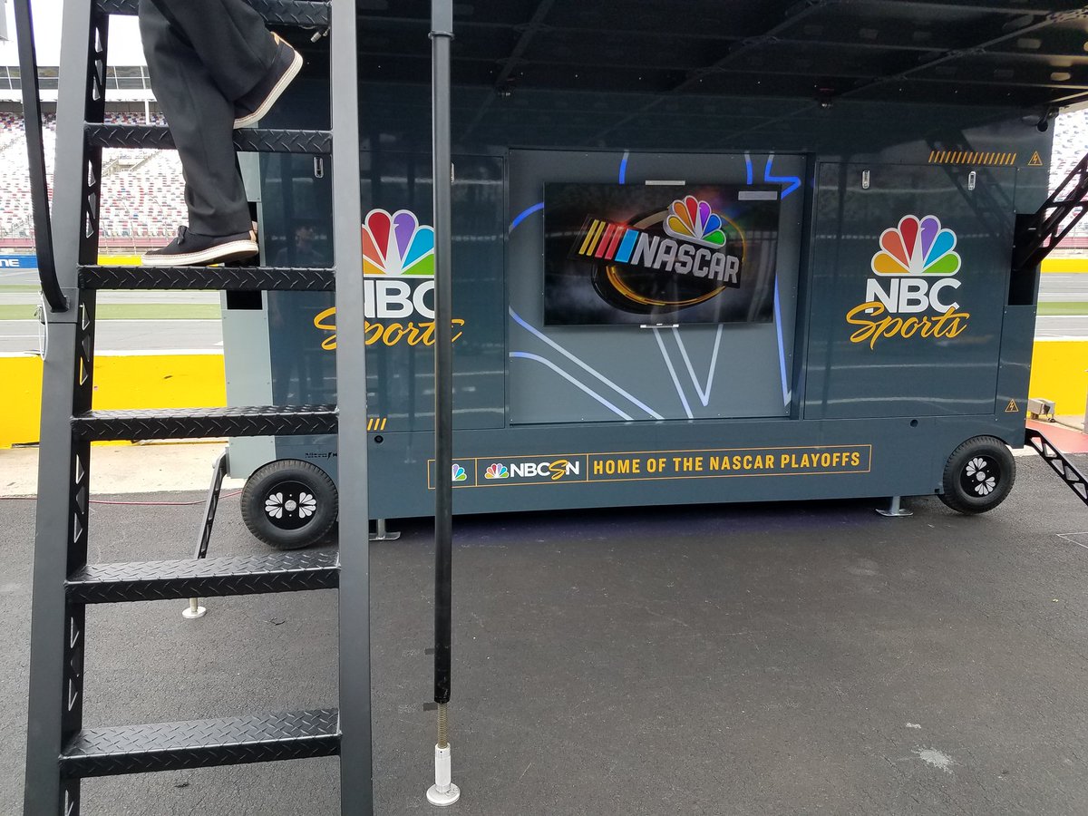Here's some snaps of @NASCARonNBC's new custom pitbox that will be at ...