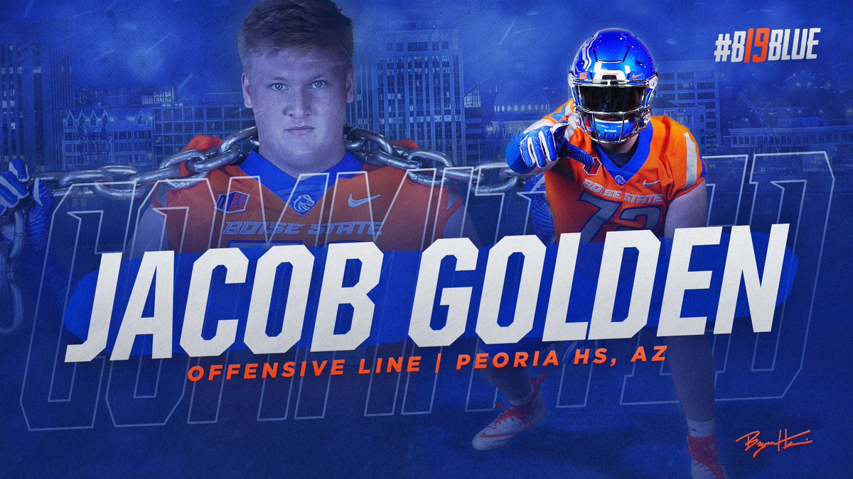 2019 3* OT Jacob Golden commits to Boise State : r/CFB