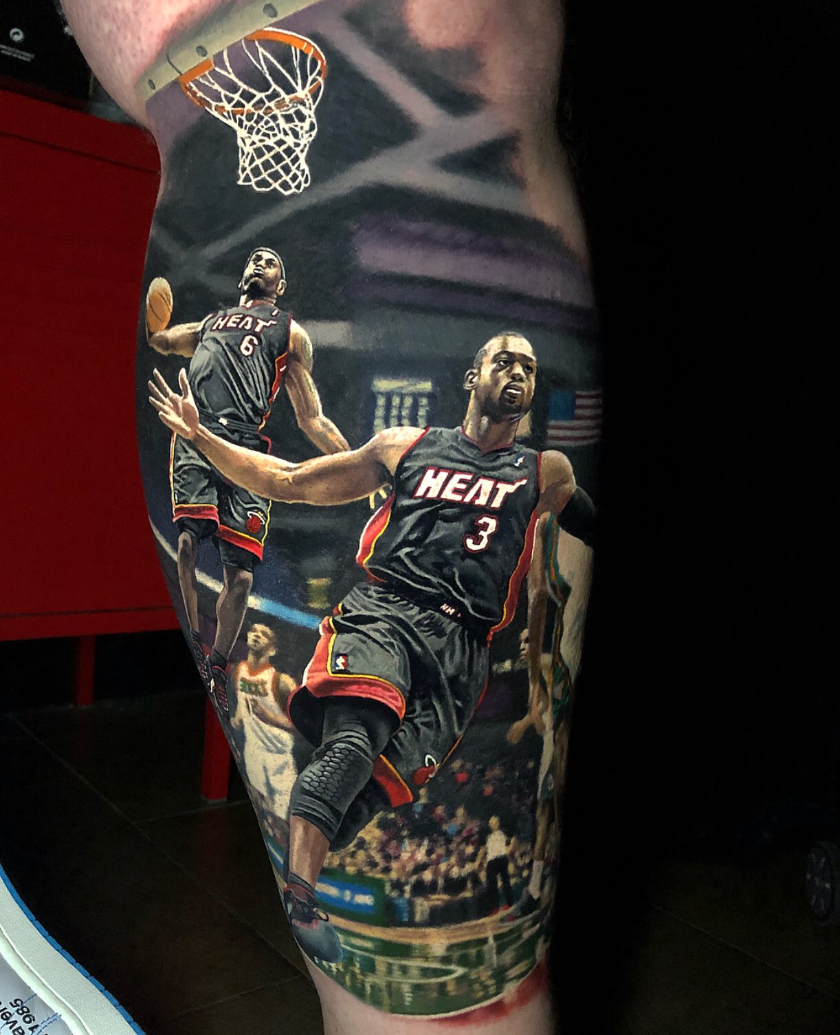 Lebron James Fan Tattoo