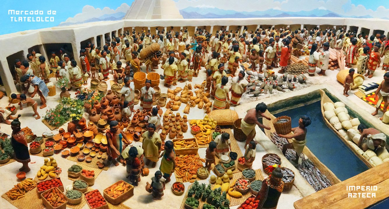Aztec Tenochtitlan Market