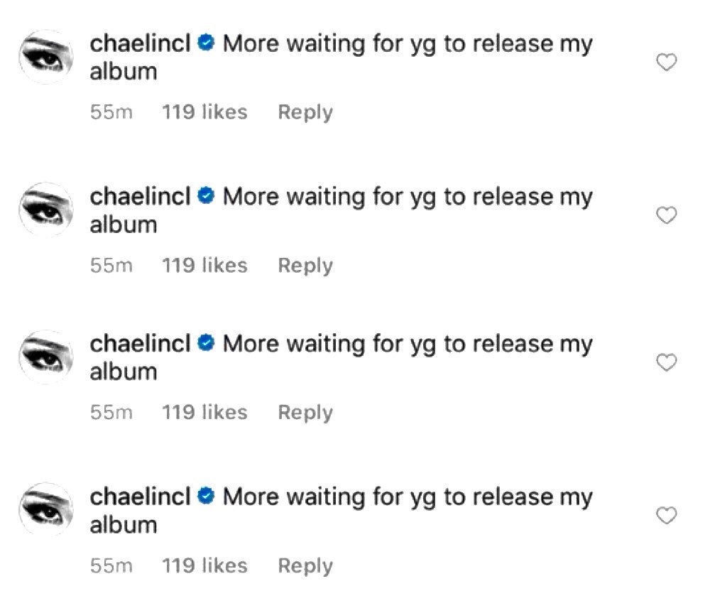 ChaerinThailand on Twitter: "เหนือสิ่งอื่นใด ยางฮยอนซอก ควรที่จะปล่อยอัลบั้มของ CL ได้แล้ว ...