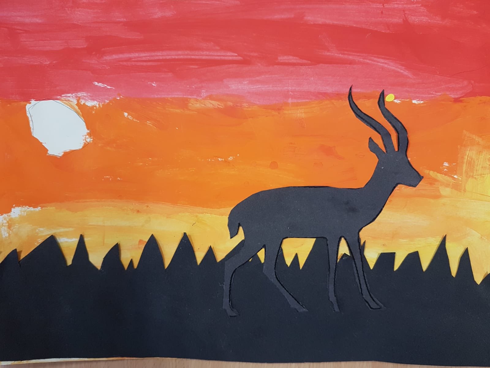 Parkhill Primary on Twitter: "More colourful African art from P2/3 in ...