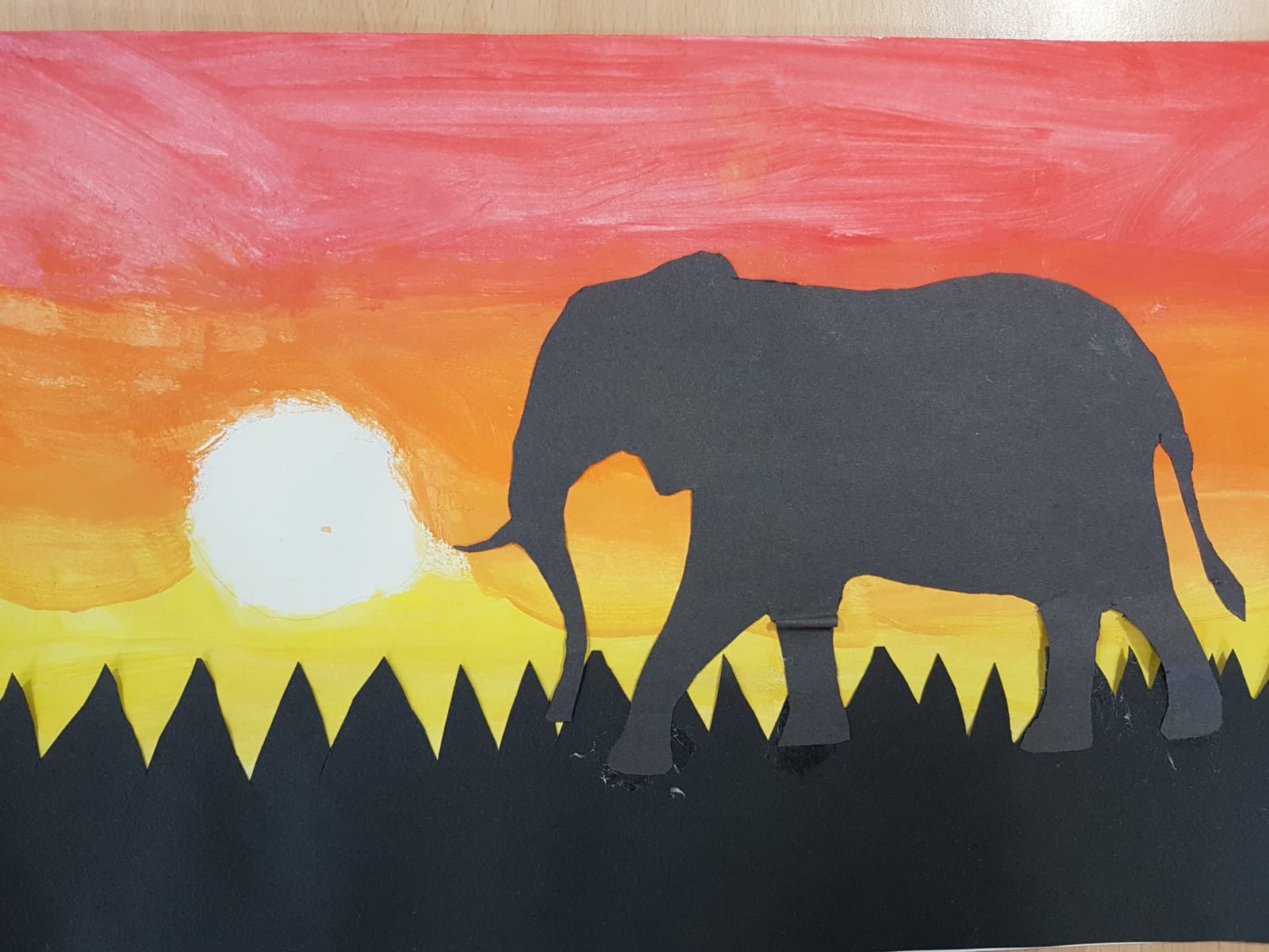 Parkhill Primary on Twitter: "More colourful African art from P2/3 in ...