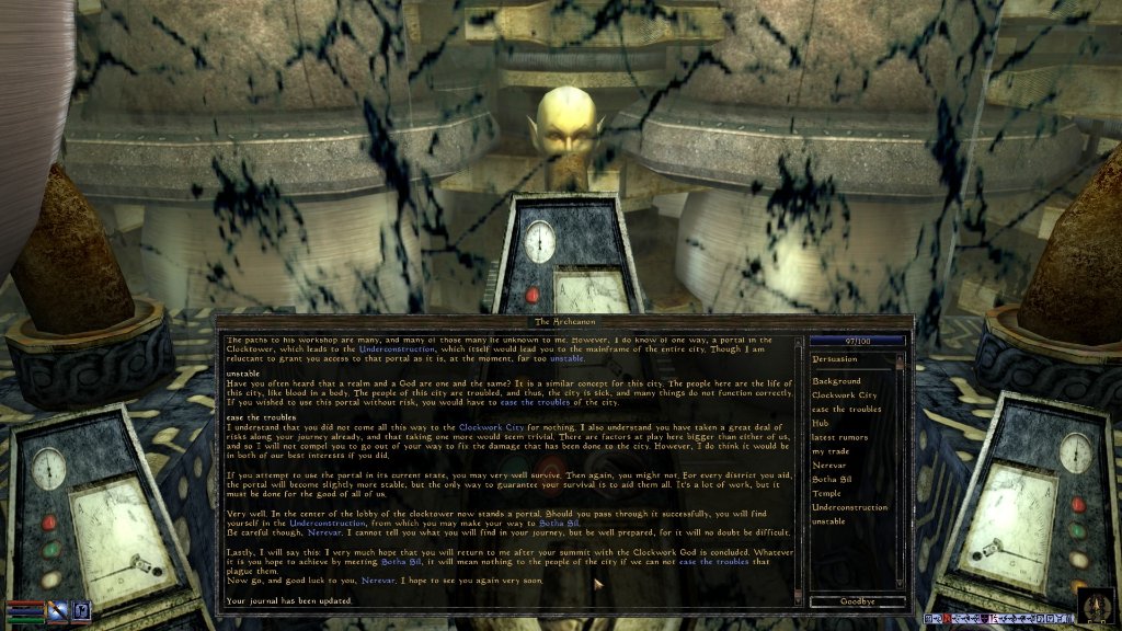 Morrowind quest log mod - poobb