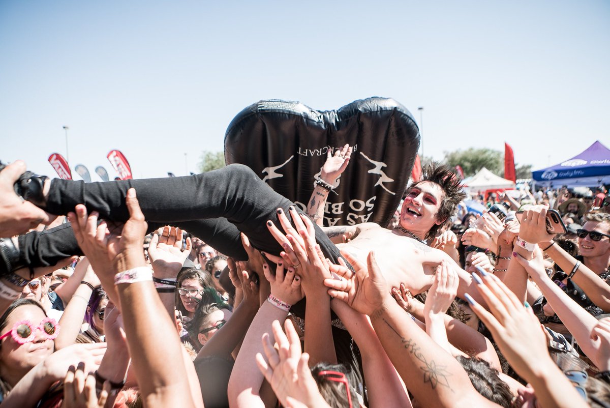 Warped Tour Crowd Surfing