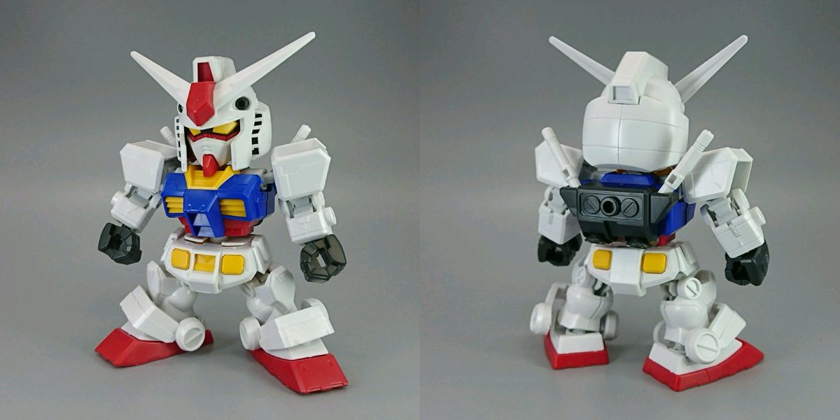 しもん on Twitter: "SDガンダム クロスシルエット ガンダム 作りました！ 通常版とセット版 ずっとアナウンスされてましたが、パーツ分けがすごいですね キット自体も組みやすいです ...