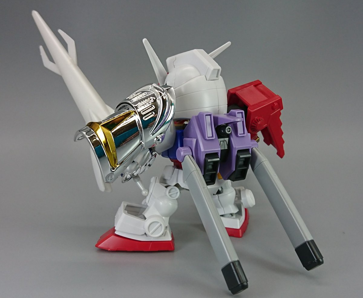 しもん on Twitter: "SDガンダム クロスシルエット ガンダム 作りました！ 通常版とセット版 ずっとアナウンスされてましたが、パーツ分けがすごいですね キット自体も組みやすいです ...