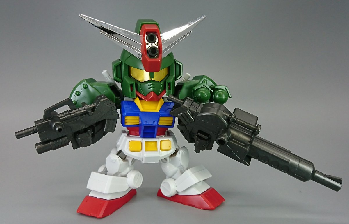 しもん on Twitter: "SDガンダム クロスシルエット ガンダム 作りました！ 通常版とセット版 ずっとアナウンスされてましたが、パーツ分けがすごいですね キット自体も組みやすいです ...
