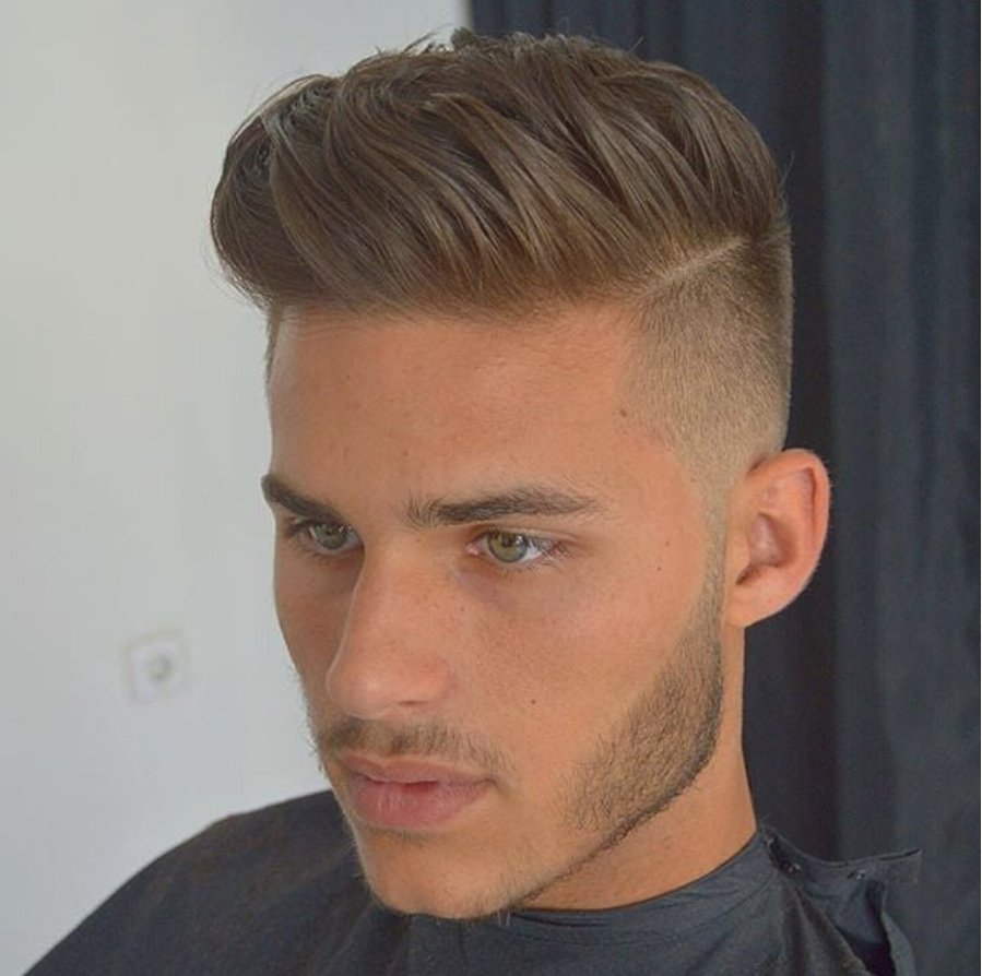 Disconnected Undercut Pompadour