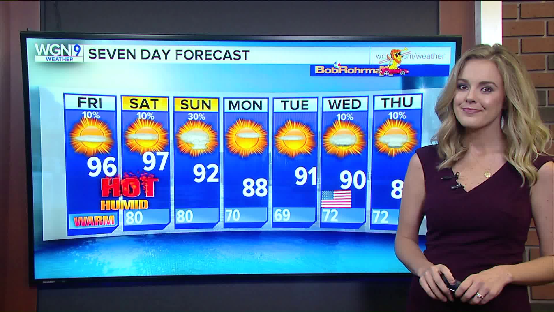 WGN TV News on X weather Hot and humid conditions temps in upper 90s full forecast here https t L2ZAXIzq8r https t QuvI9bnQ79 X