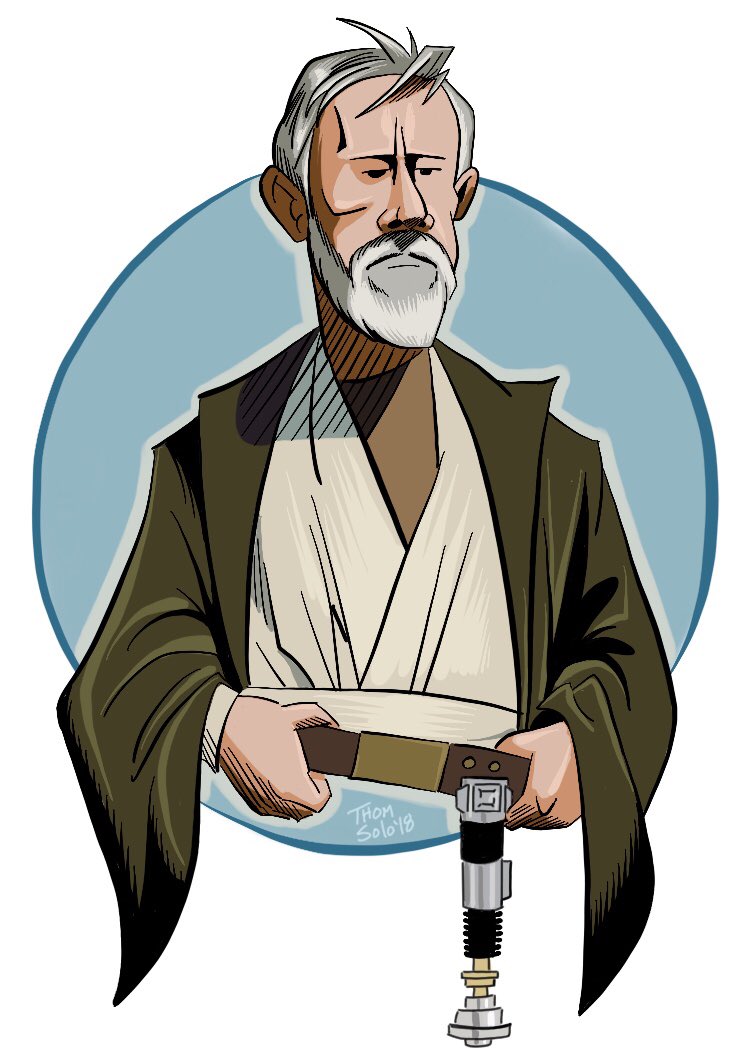 Obi Wan Kenobi Cartoon