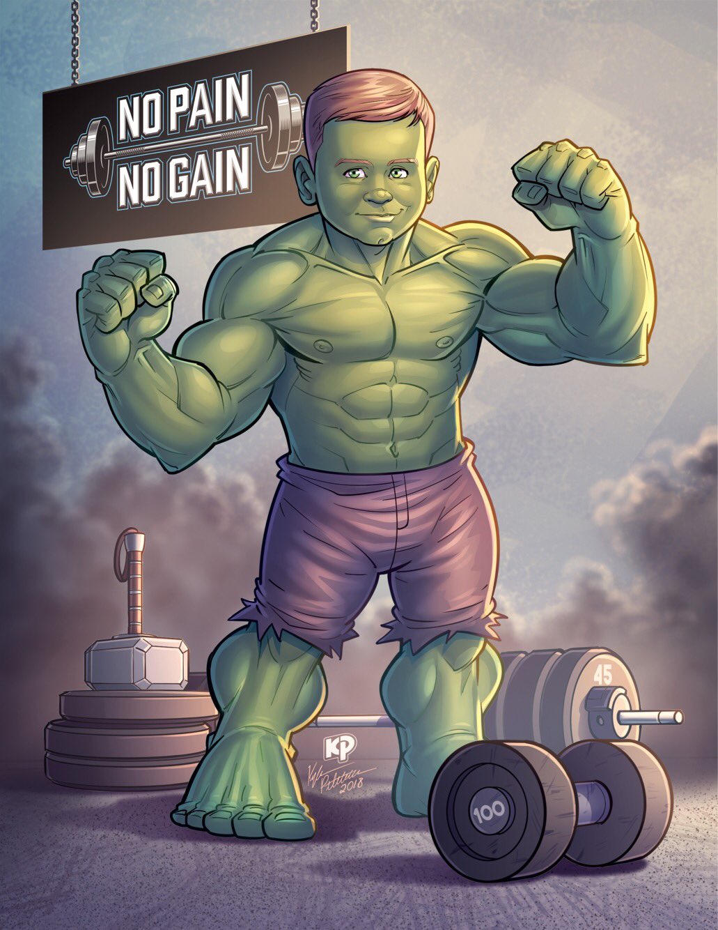 No Pain No Gain Hulk