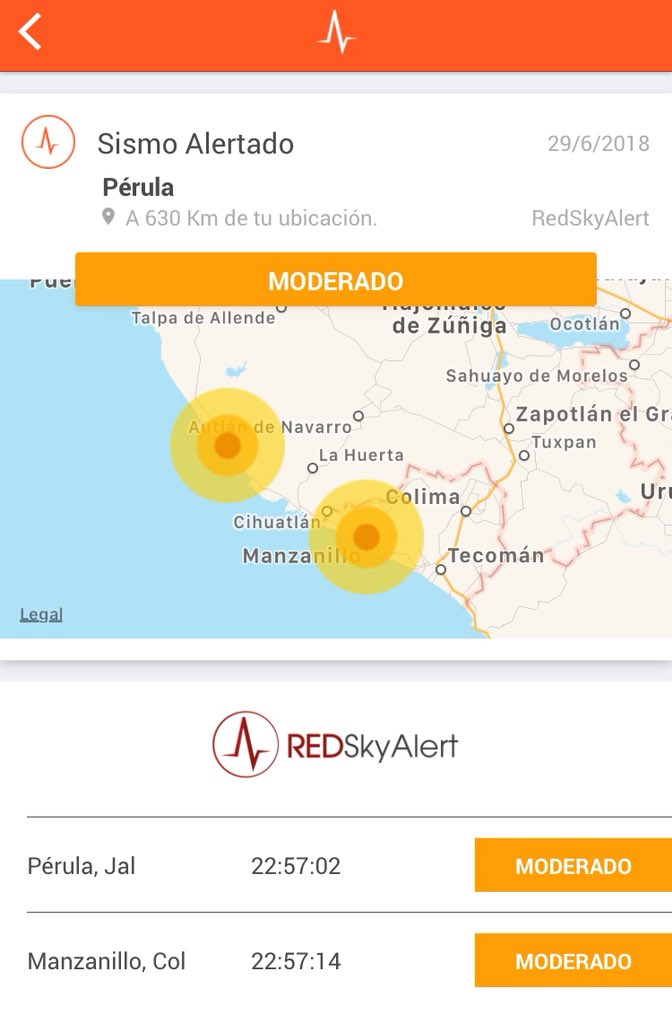 SkyAlert on Twitter: "SSN ajusta magnitud de 6.0 a 5.9 con epicentro a 90 km al suroeste de ...