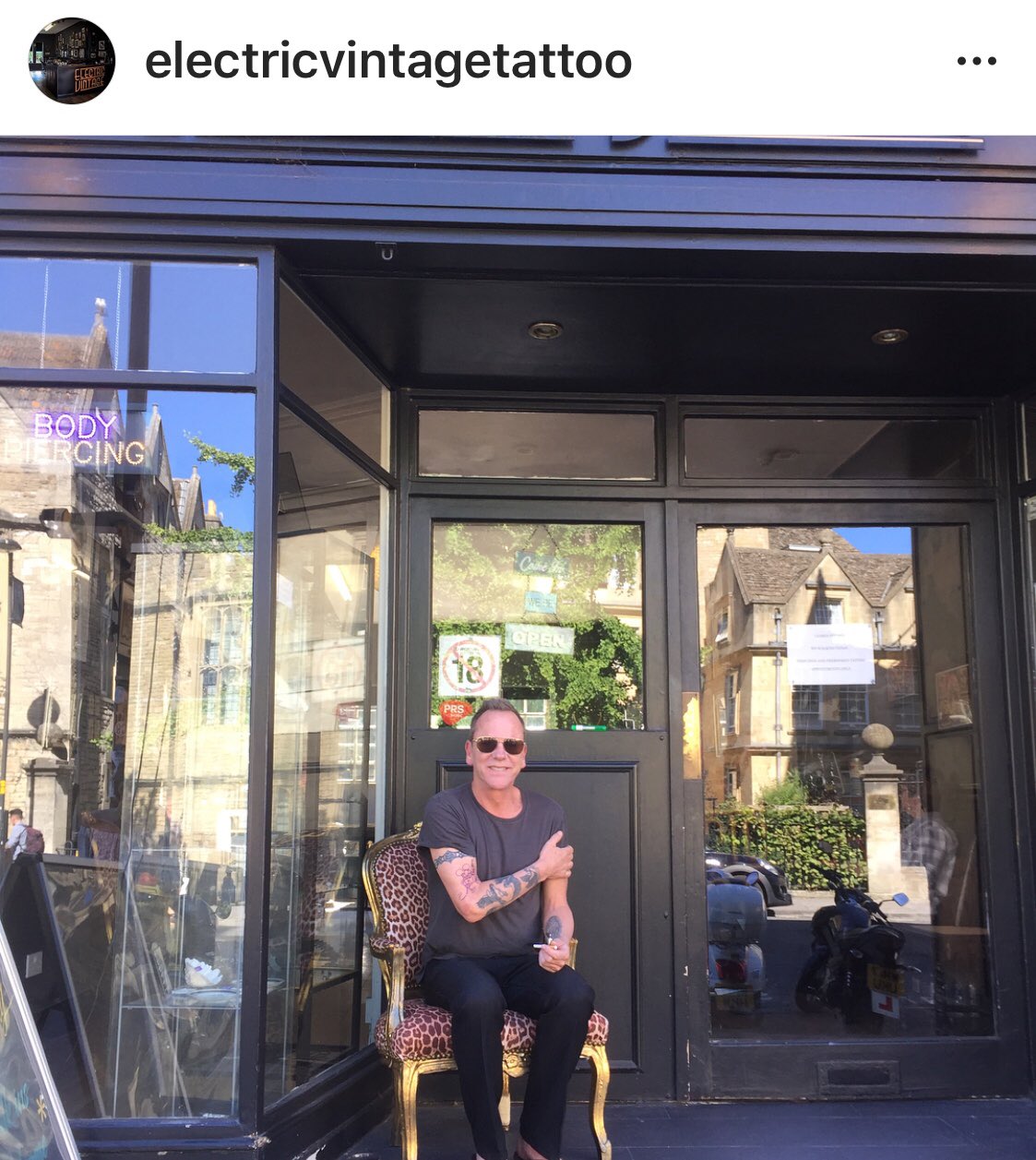 Kiefer Sutherland Tattoos