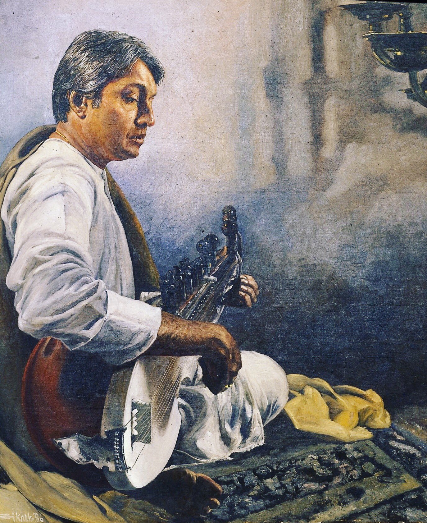 Bikash Bhattacharjee Paintings