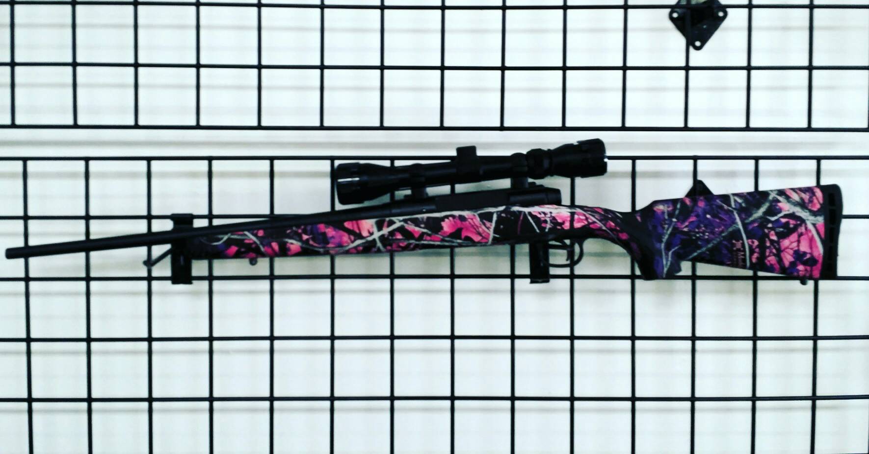 Pink 243 Rifle