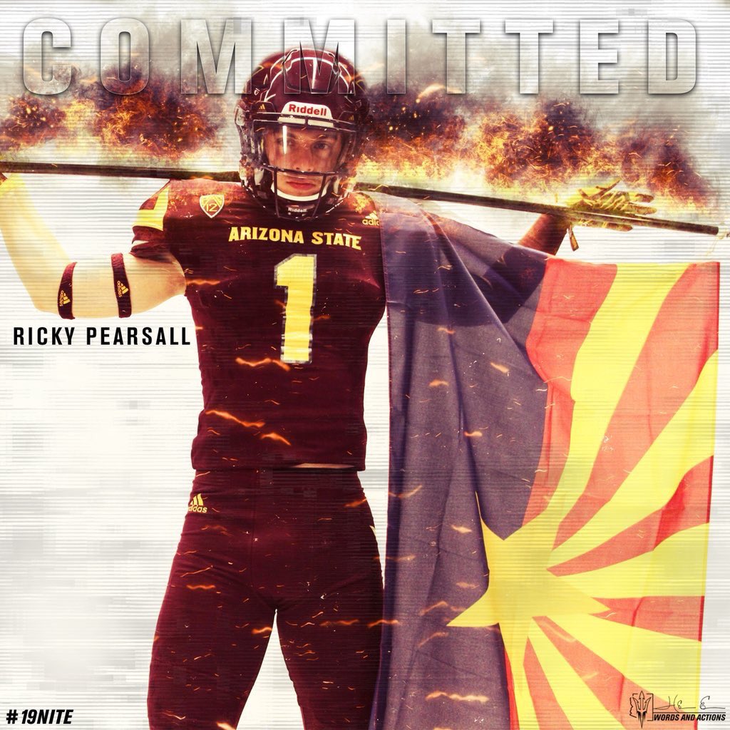 2019 3* WR Ricky Pearsall Jr commits to Arizona State : r/CFB