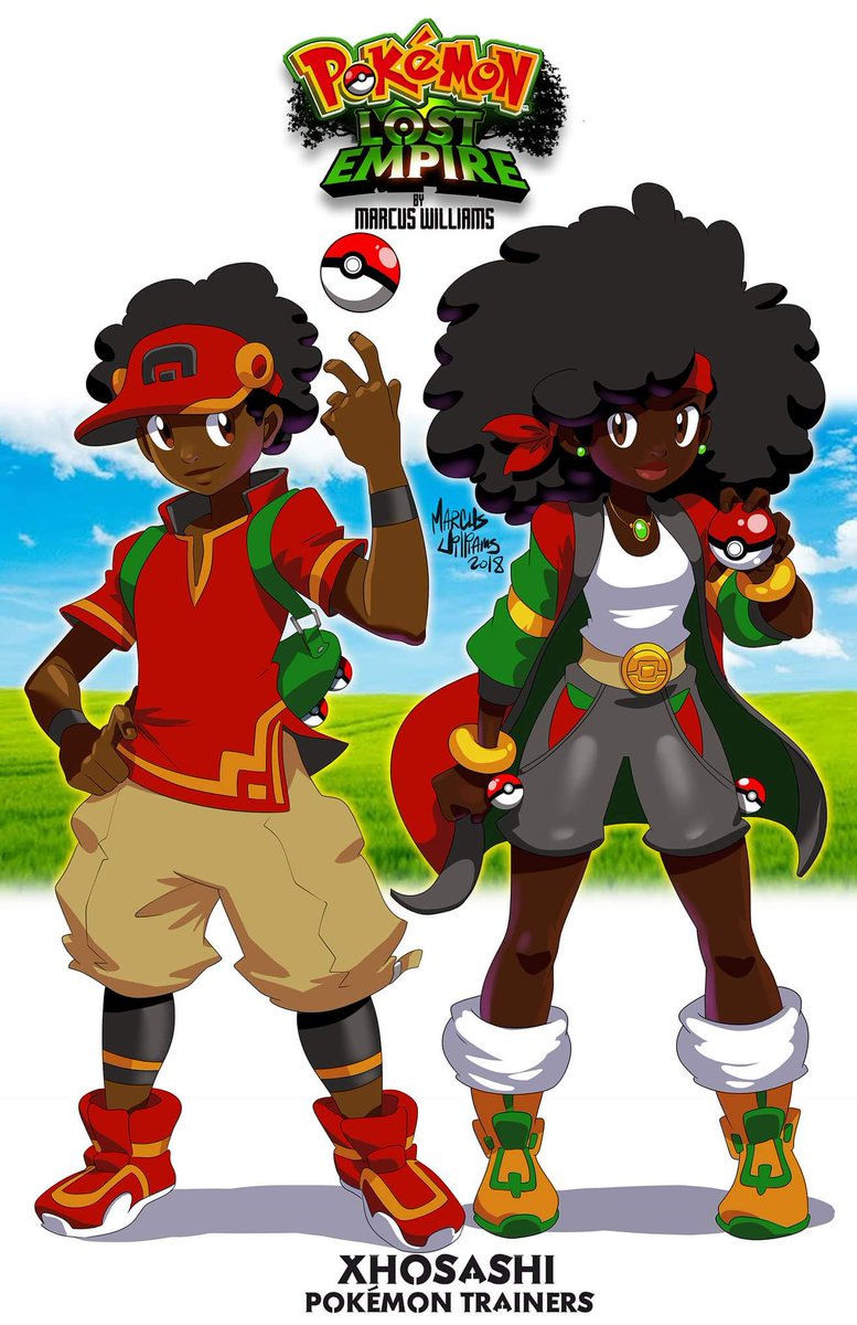 Dark Skinned Pokemon Trainer