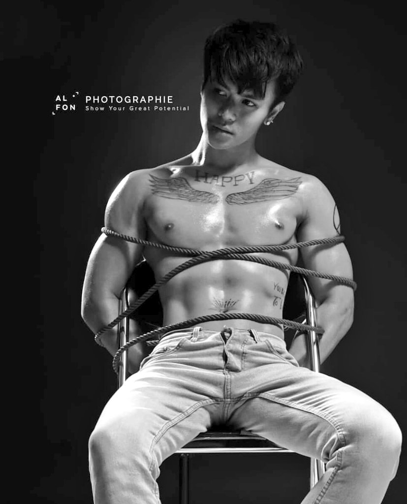 MRVVIP on Twitter: "Sebastian Teti steamy shirtless and roped in a photoshoot. #selebwatch…