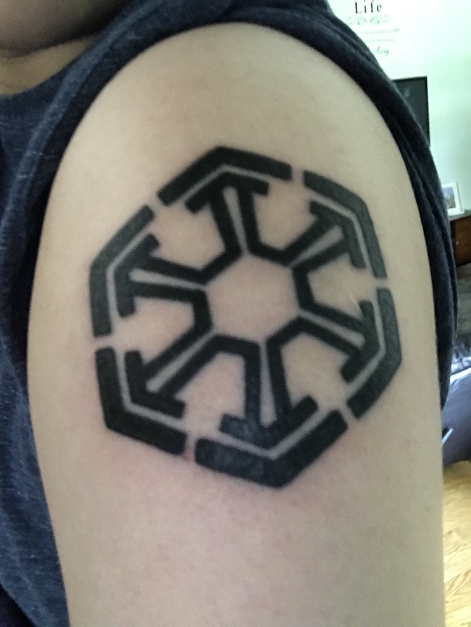 Sith Empire Symbol Tattoo