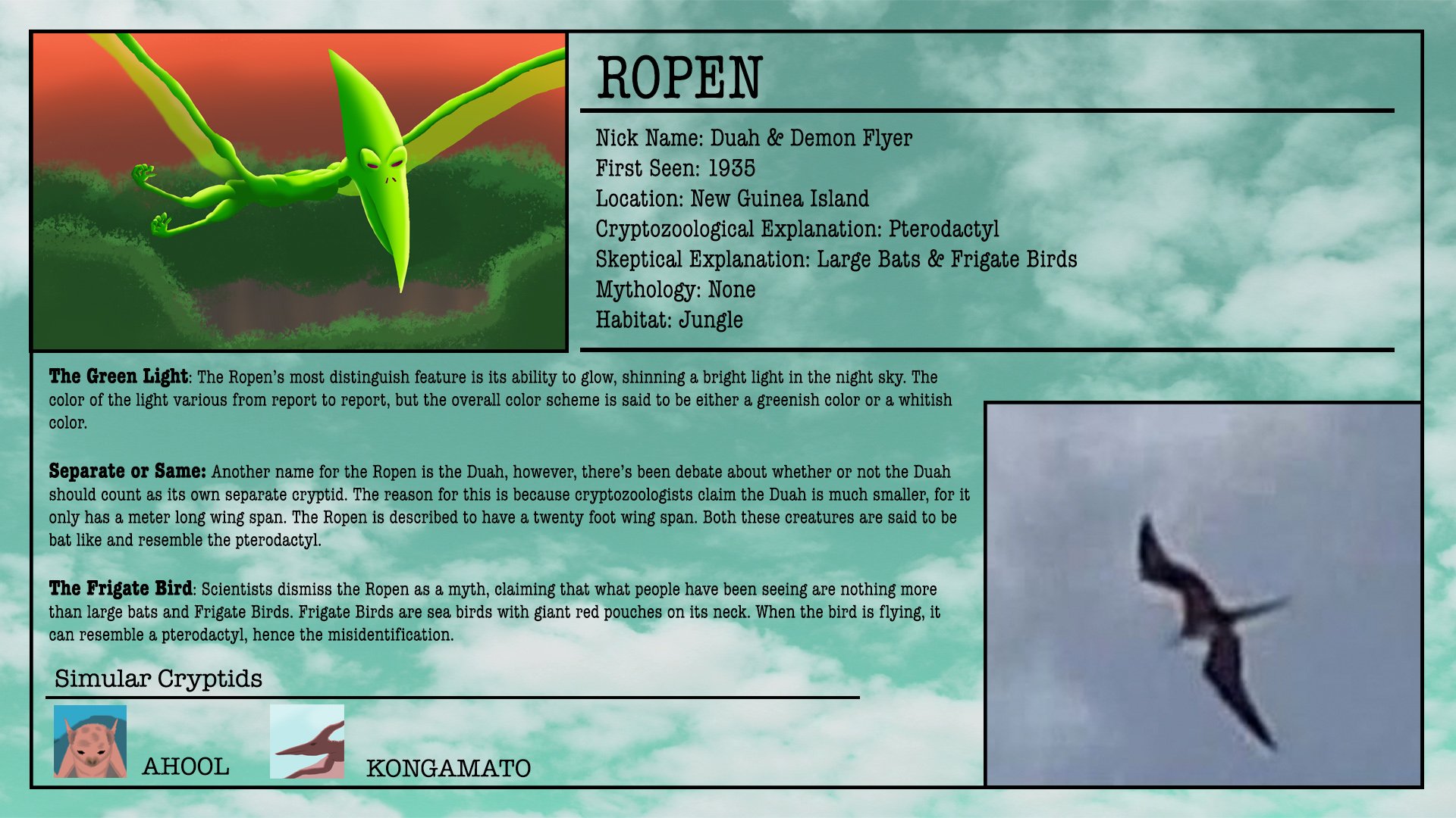 Ropen Cryptid