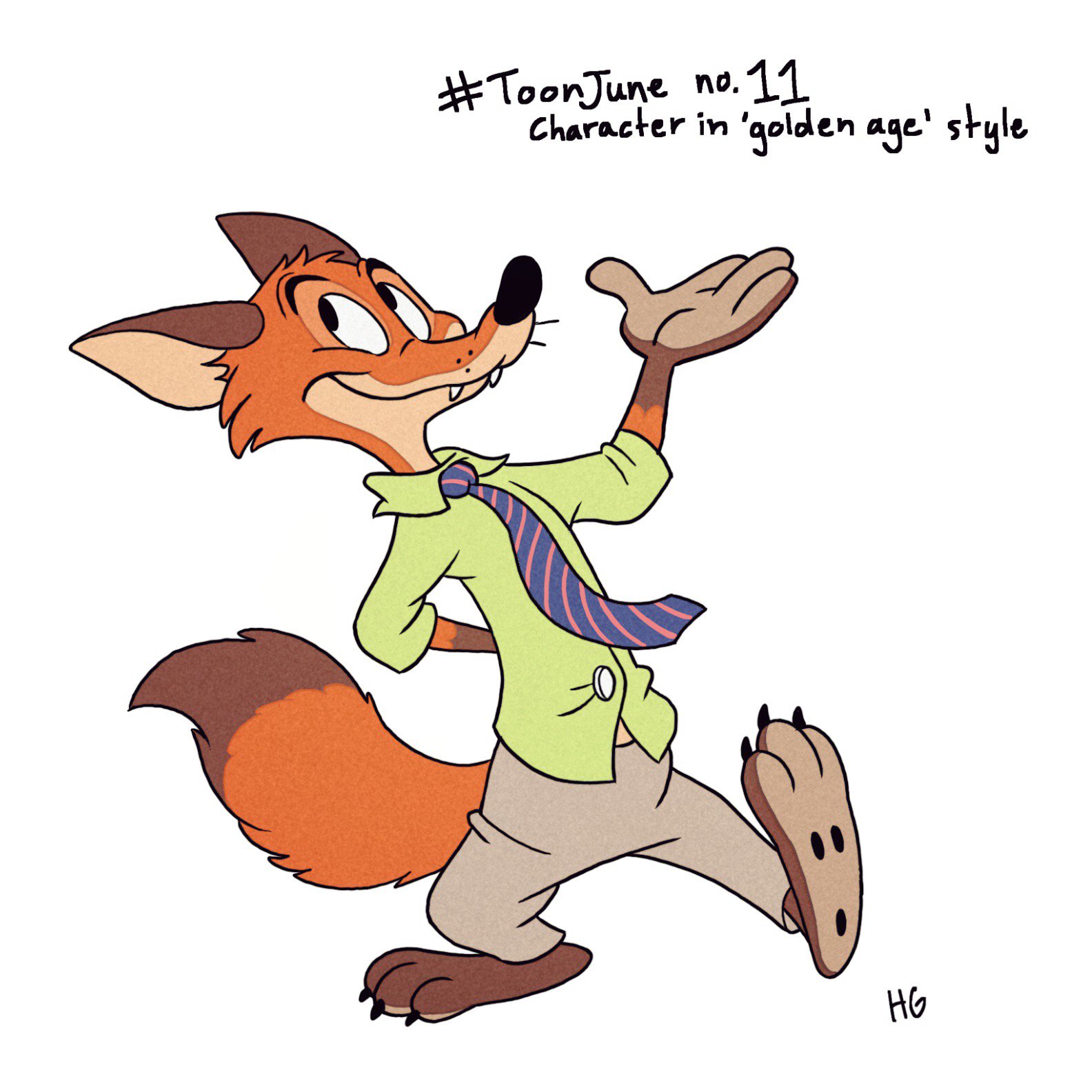 1940s Cartoon Style