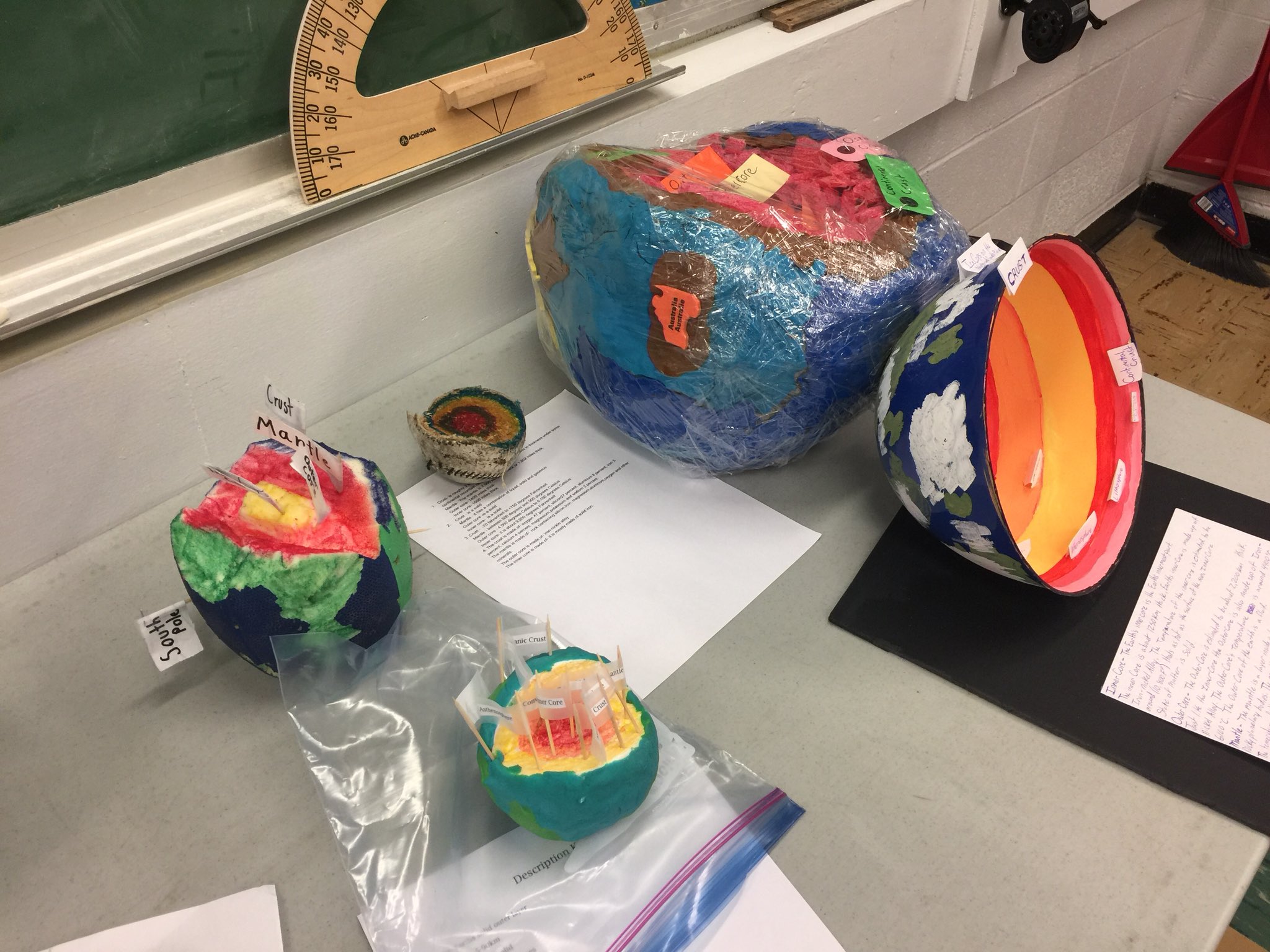 3d Earth Model School Project Ideas