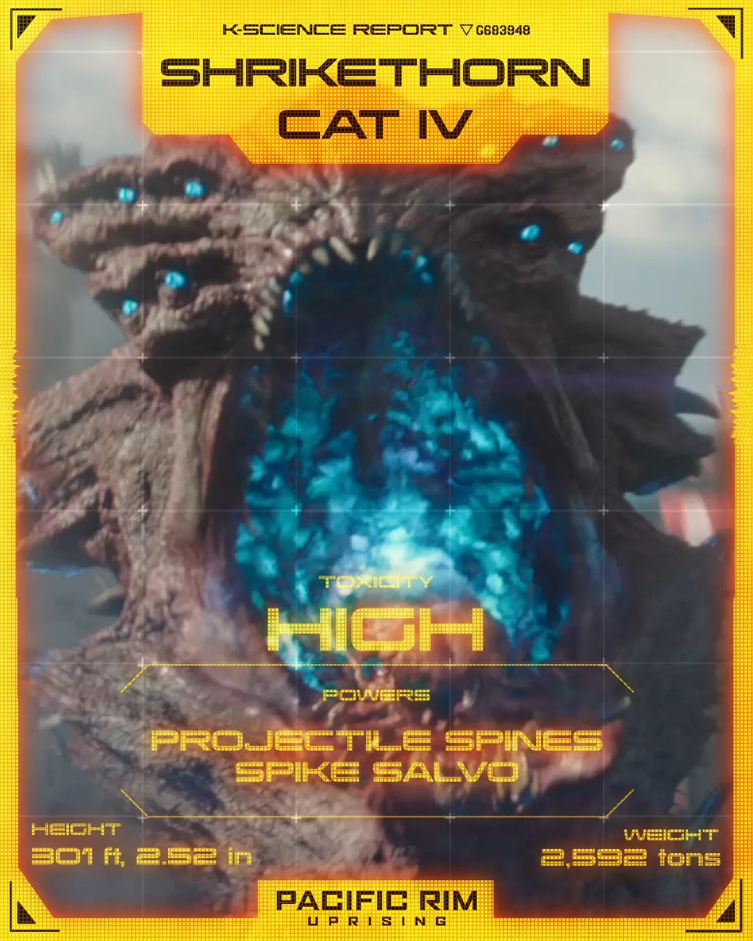 Pacific Rim Kaiju Poster