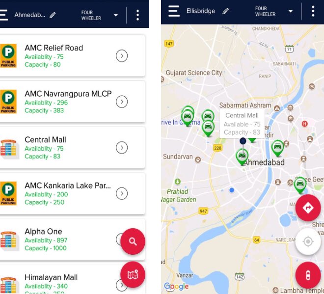 AMC to soon launch Smart Parking App | DeshGujarat