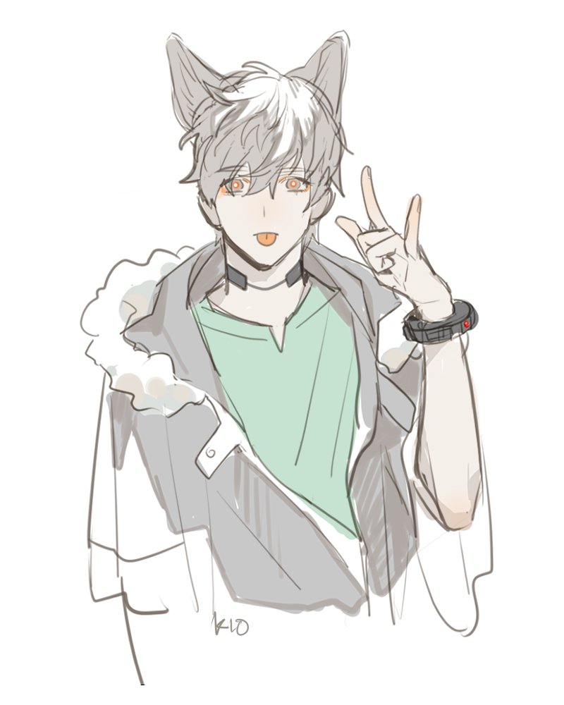 Human Wolf Hybrid Drawings