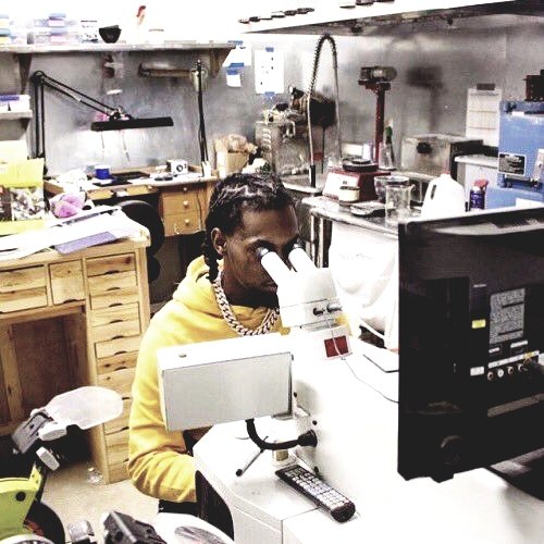 [TOMT][MEME] Black guy sitting in science lab looking through ...