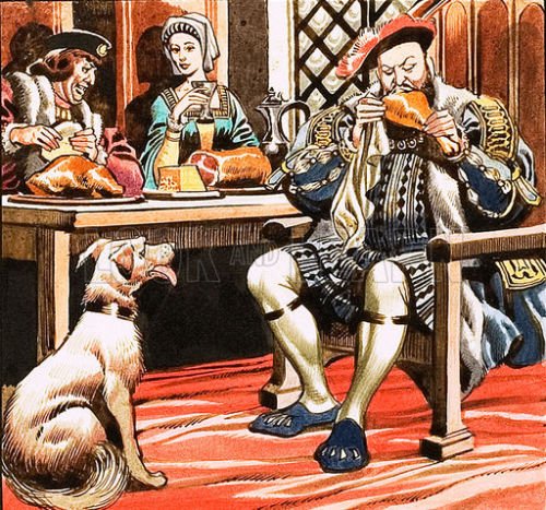 Henry Viii Turkey Leg Portrait Rmandelaeffect