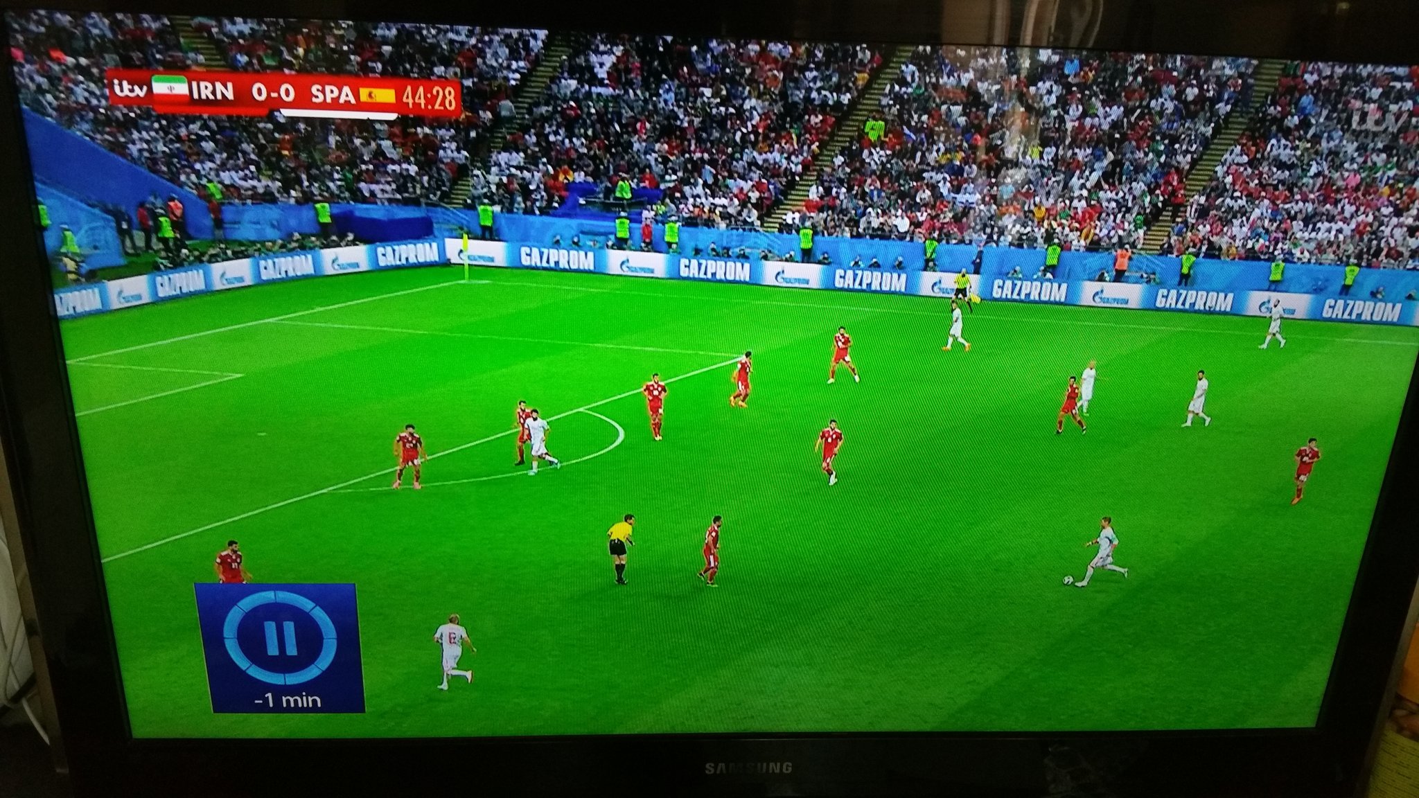 Zesh Rehman on Twitter: "6-3-1 formation for Iran looking fairly solid so far, Spain have to ...