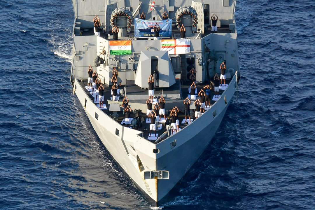 Indian Naval Ships Shakti and Kamorta of the Indian Navy's Eastern ...