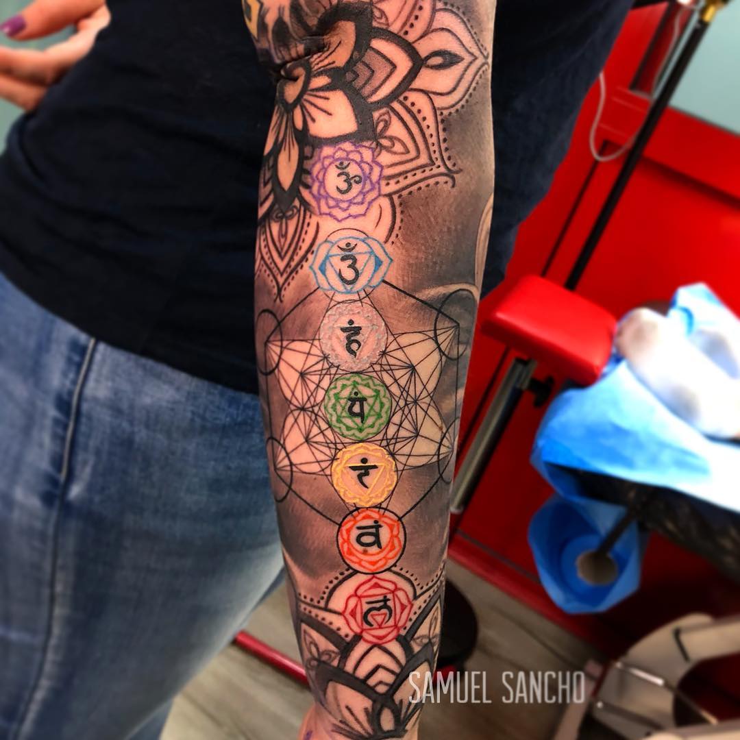 Chakra Tattoo Sleeve