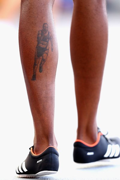 Runner Calf Tattoo