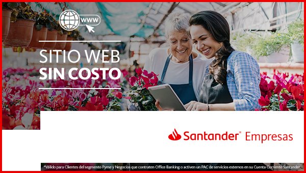 Banco Santander Chile on Twitter: "Con Santander Empresas conecta tu PYME con el mundo gracias ...