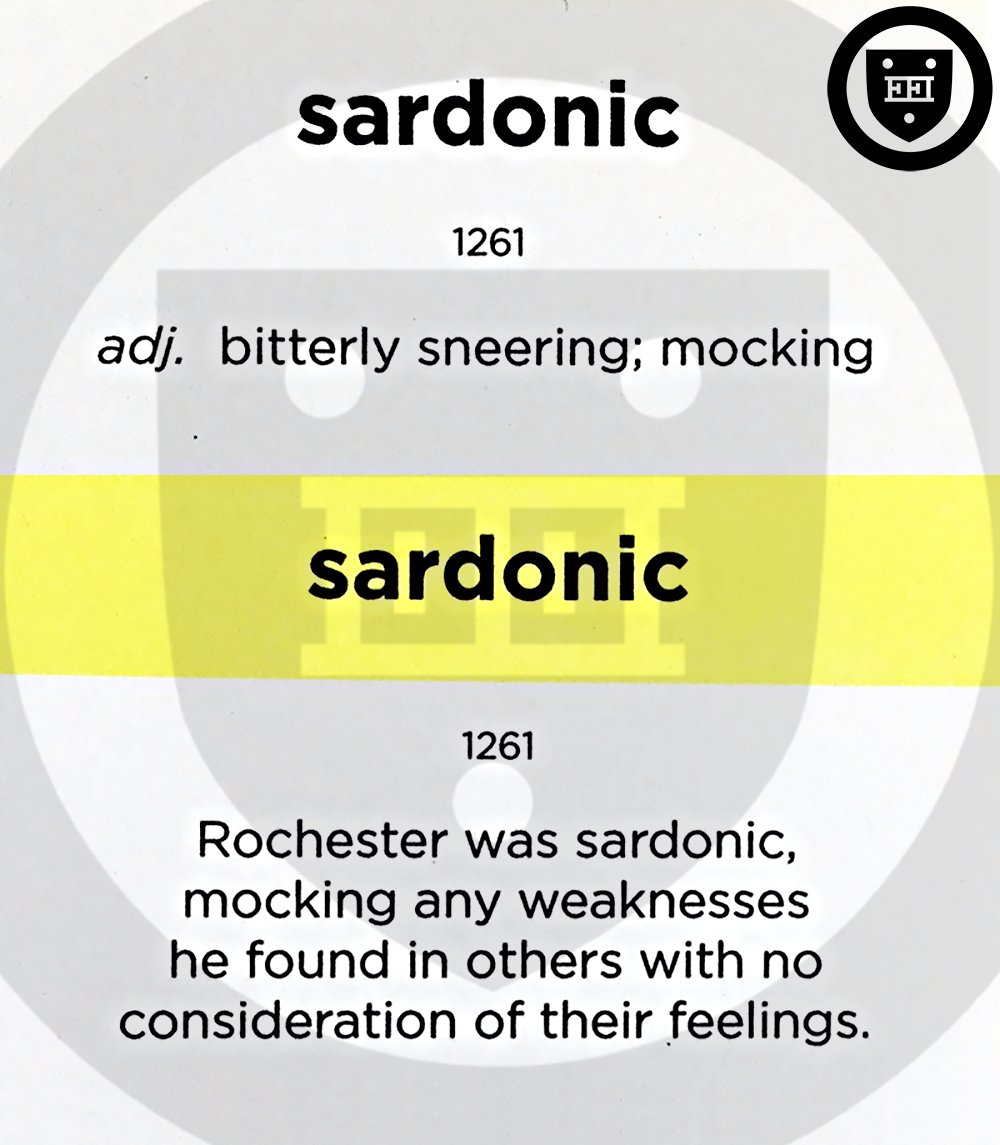 Sardonic Mocking