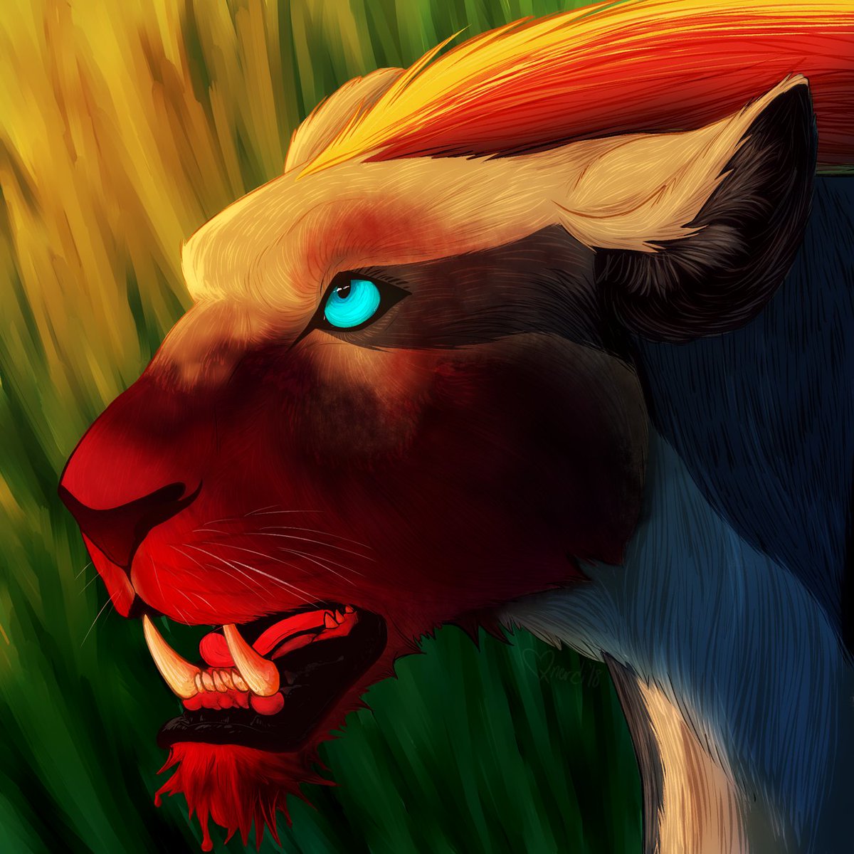 Pokemon Lion King Pyroar