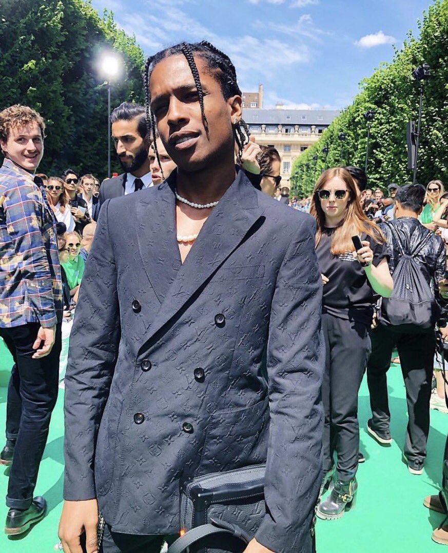 A$ap rocky, playboi carti & kid cudi walk the runway for louis vuitton ...