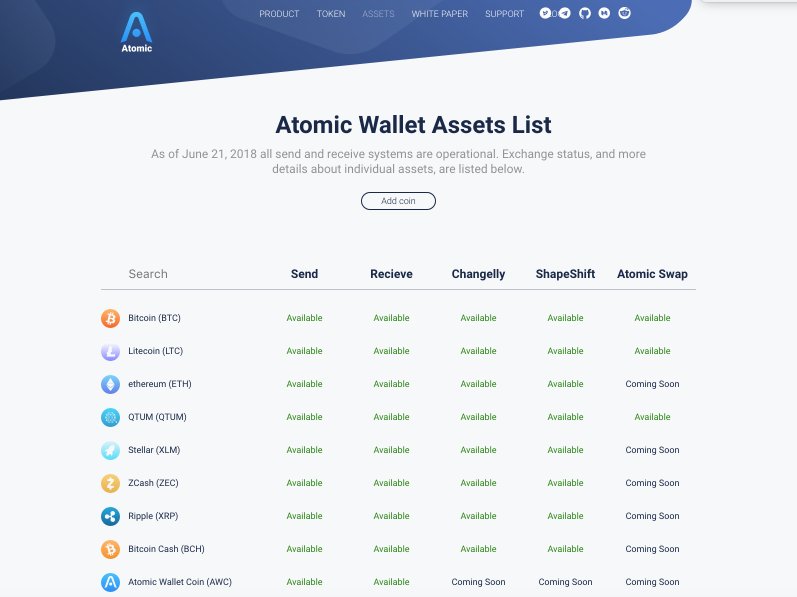 AtomicWallet.io on Twitter: "Over 300+ Coins and Tokens are available in @AtomicWallet. Now you ...