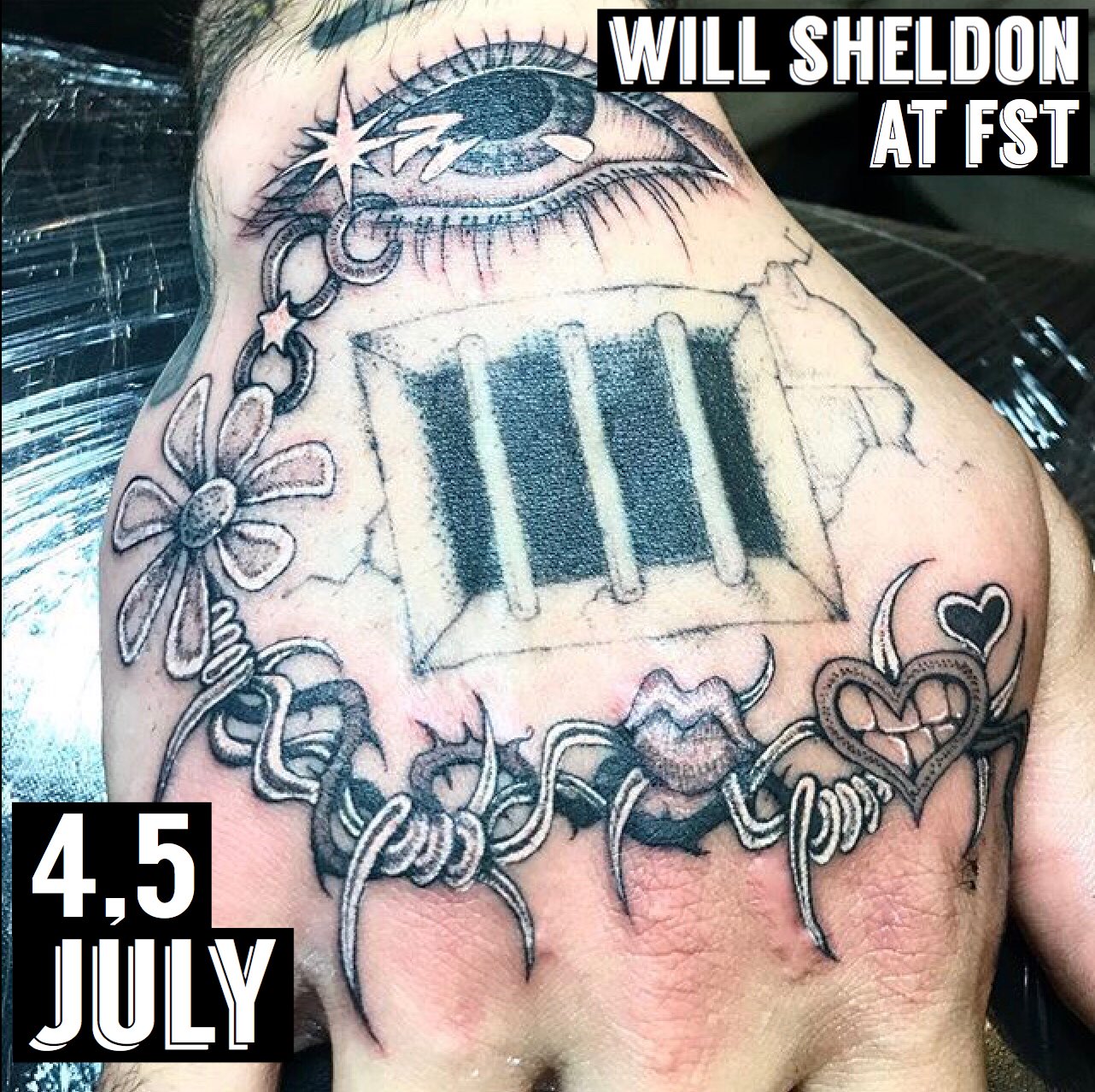 Sheldon Tattoos Will Sheldon Discusses His Show "Trouble After Dark"