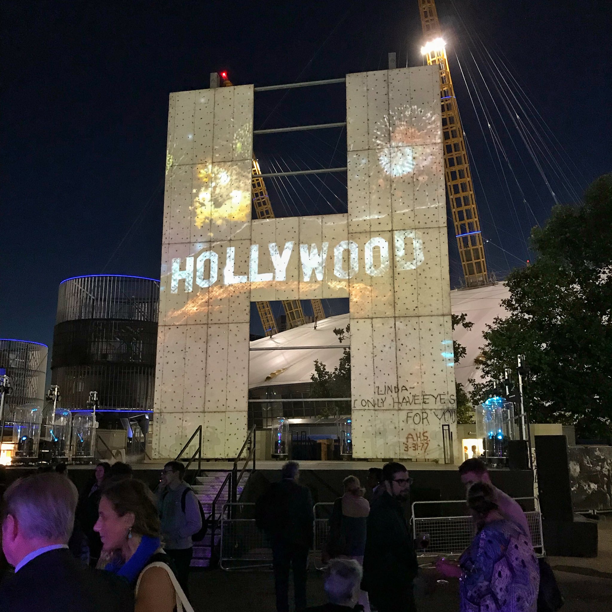 Original Hollywood Sign Letters