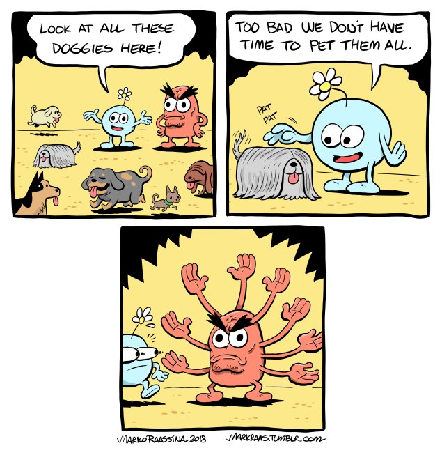 「Grumpy dogs 」Marko (Nerd and Jock Comics)の漫画