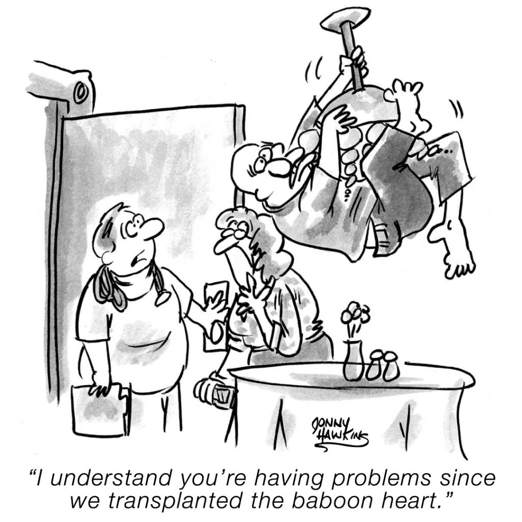 Looking for more FridayFunny cartoons from Jonny Hawkins? No problem! ️ ...