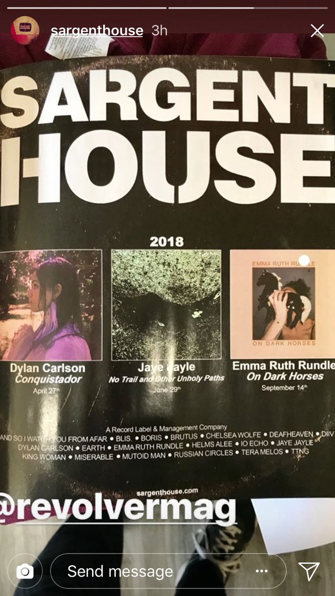 New Emma Ruth Rundle album "On Dark Horses" 9/14 on Sargent House : r ...