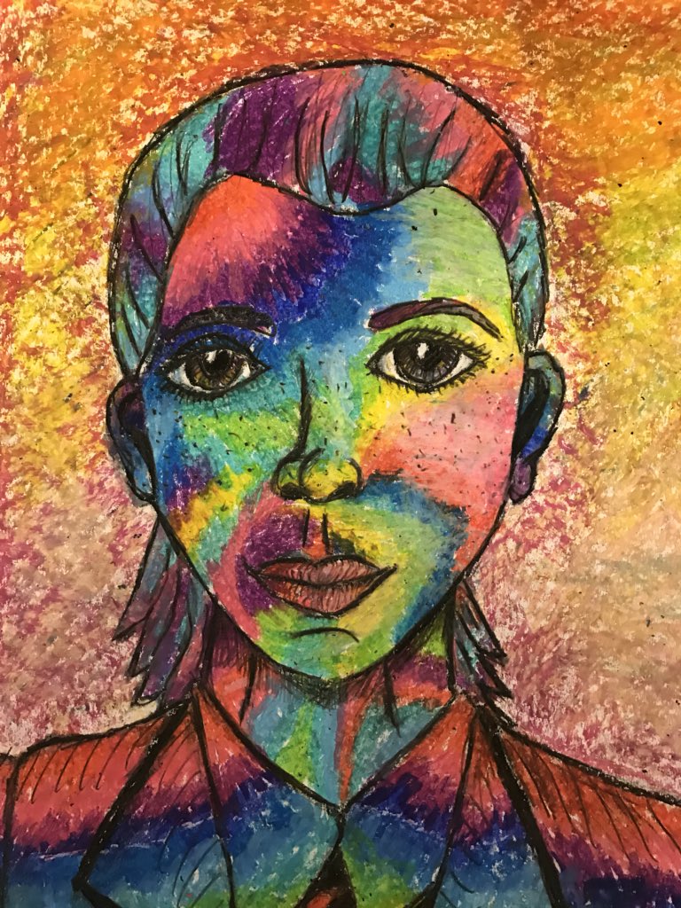 Expressive Pastel Portraits