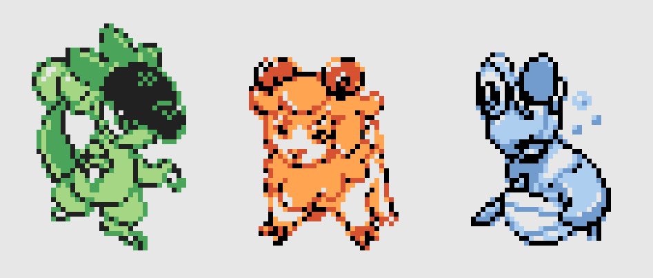 Fakemon Sprites Starters