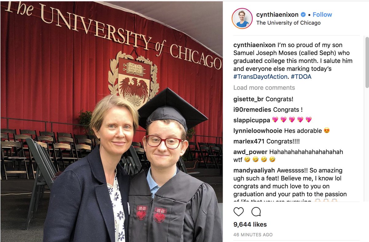 NEW: just publicly announced that her son is transgender (formerly ...