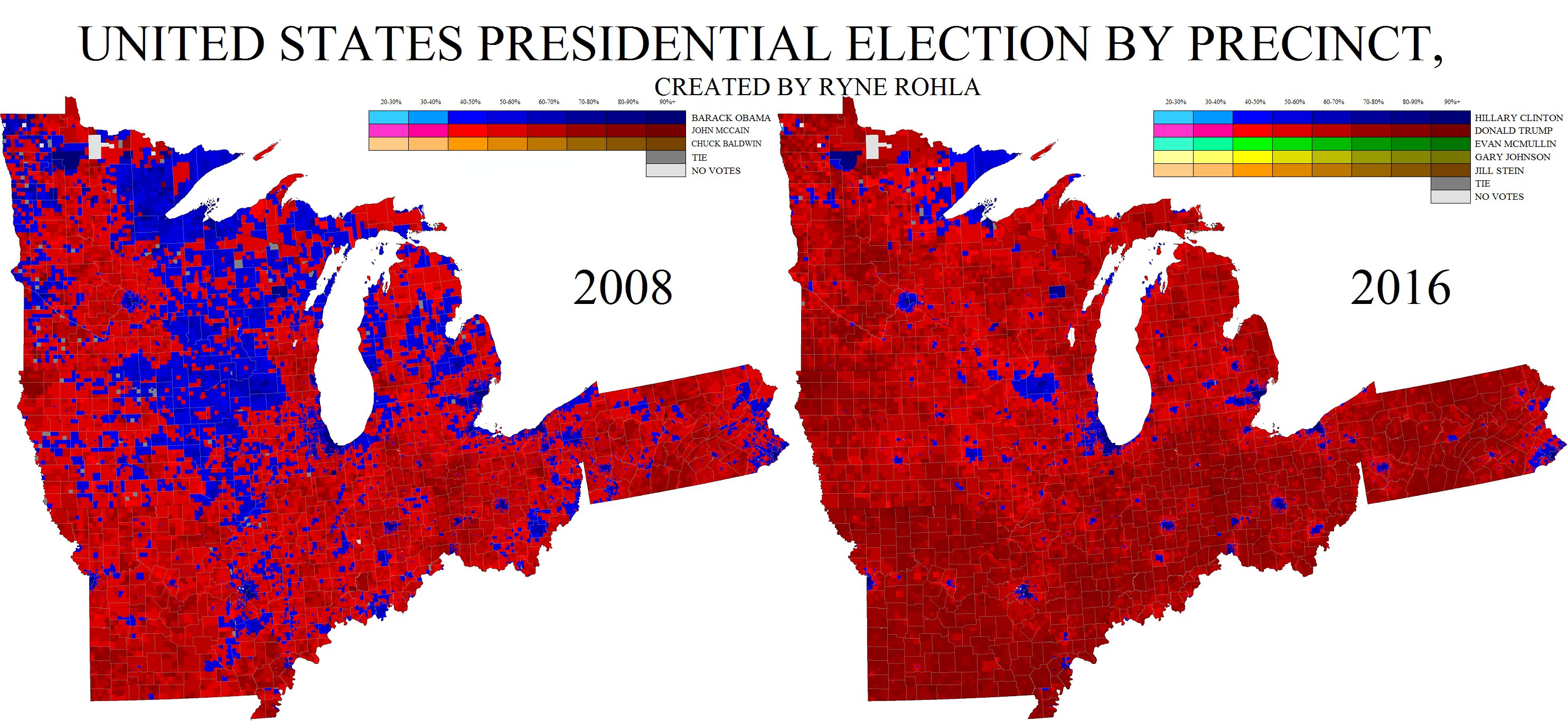 2008 Presidential Election Map